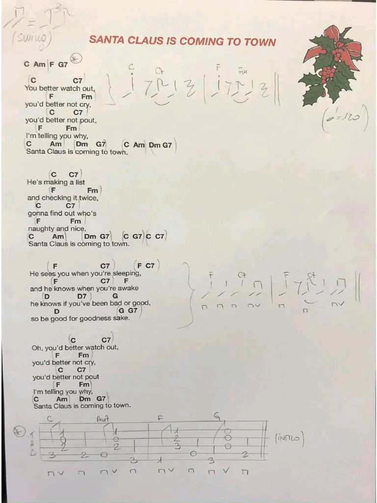 Santa Clouse Is Coming | PDF