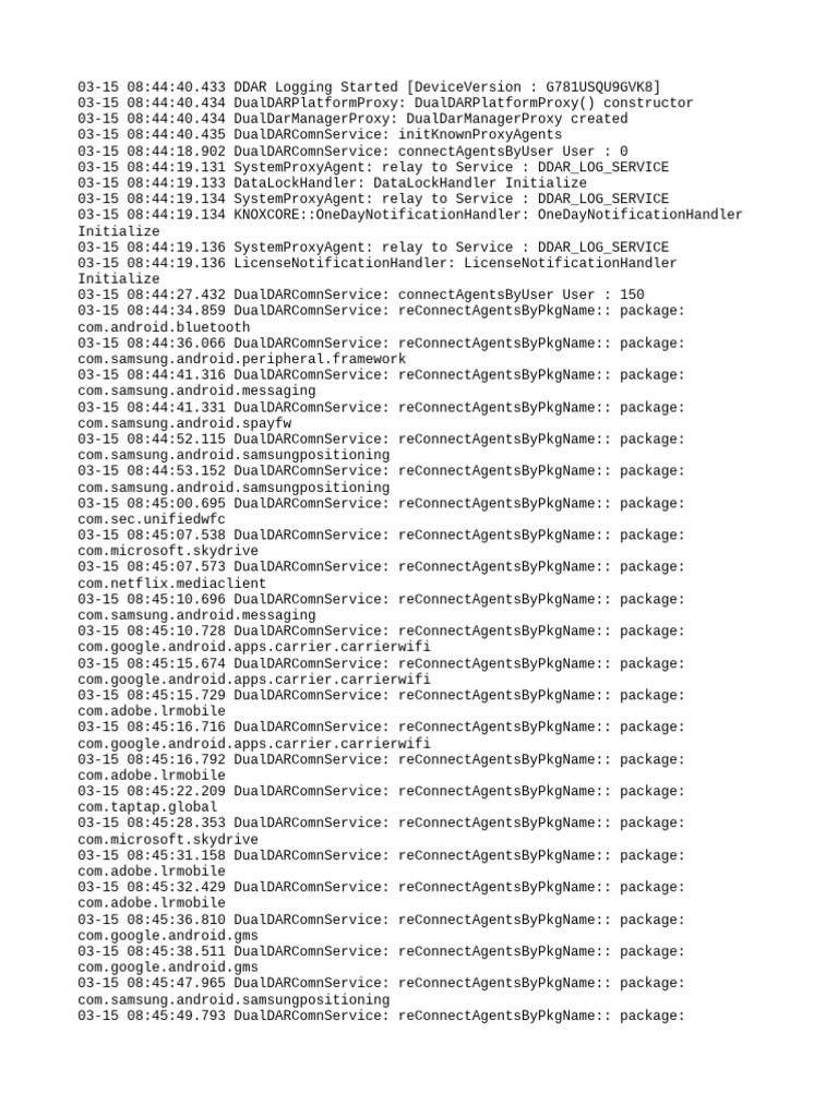 Ddar FW Log | PDF | Software | Online Services