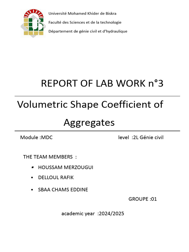 MDC TP | PDF | Volume