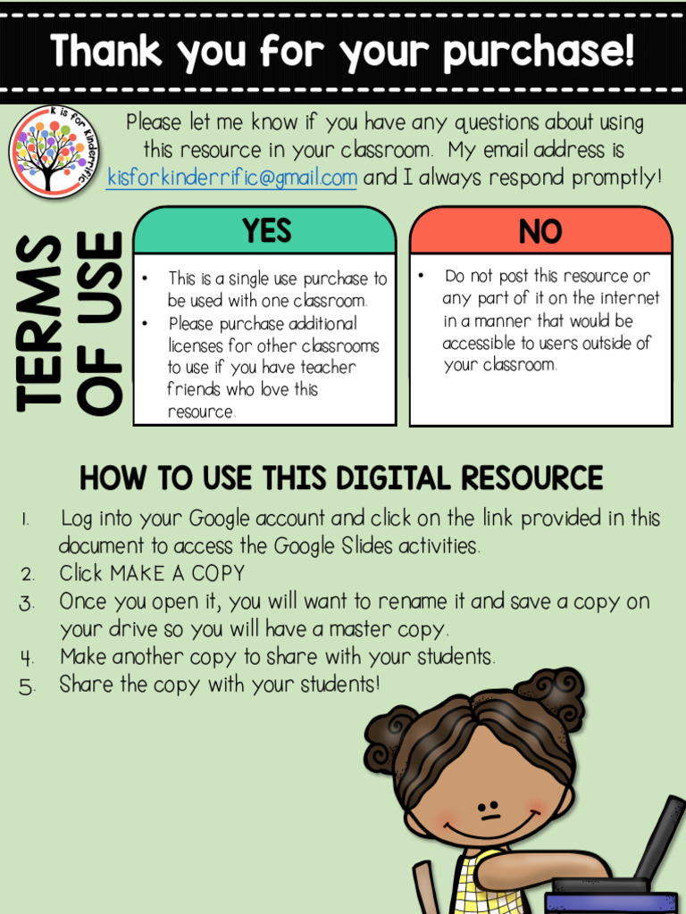 Thank You For Your Purchase!: YES NO | PDF