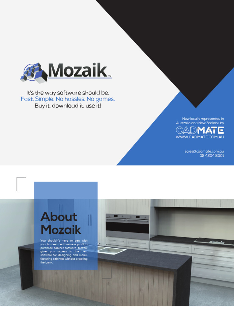 Mozaik Software - Cadmate Brochure 2023 | PDF | Subscription Business ...