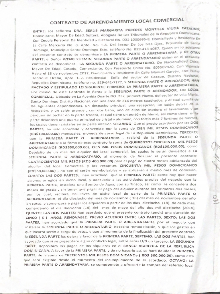 Acto de Addendum 3 | PDF