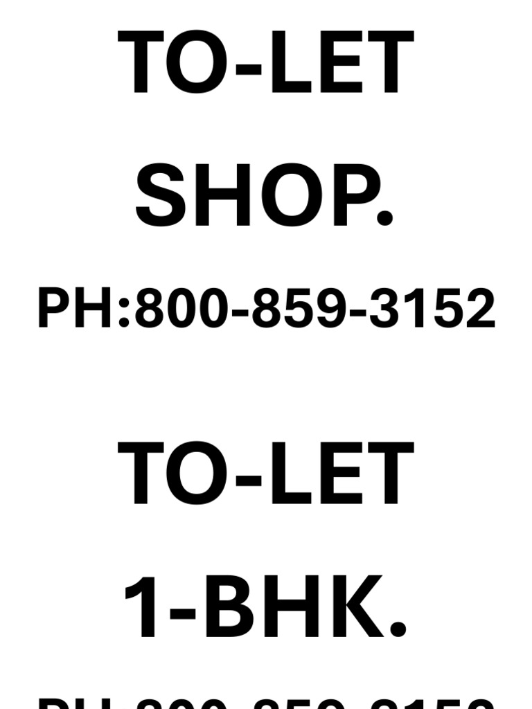 Tolet | PDF