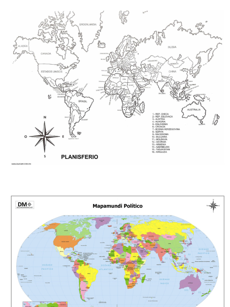 Planisferio_Mapas | PDF