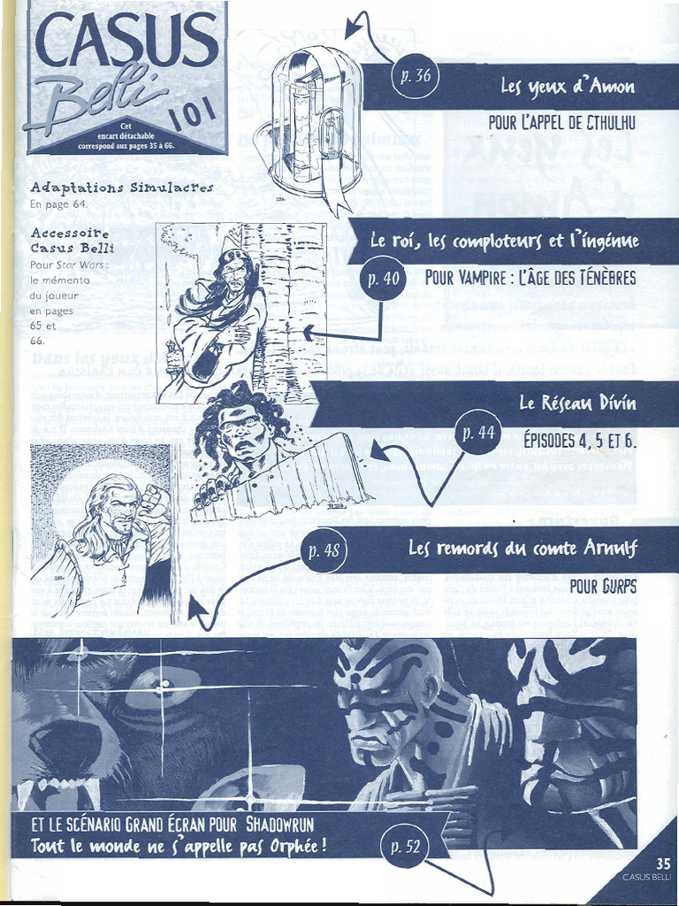 Casus Belli 101 Scenarii | PDF