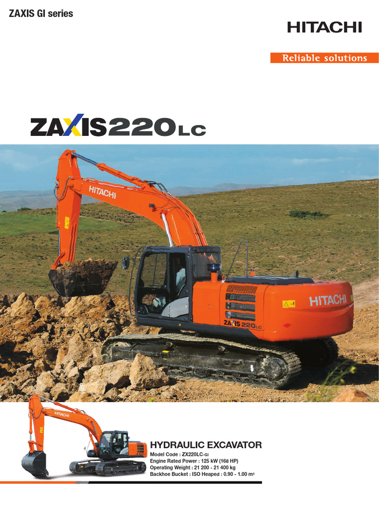 Ks En284 Zx220lc Gi | PDF | Pump | Horsepower