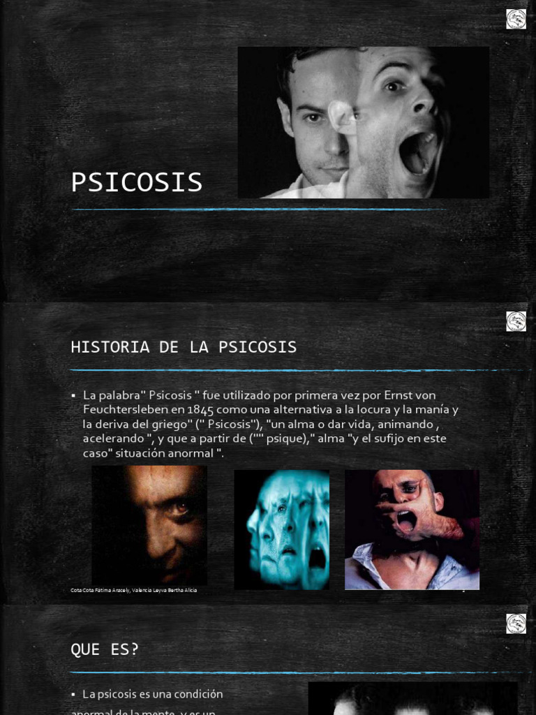 Tipos y Tratamientos de Psicosis | PDF | Psicosis | Esquizofrenia