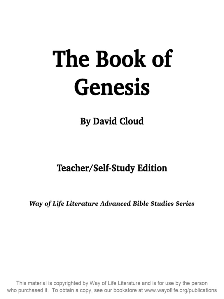 Genesis | PDF | Book Of Genesis | Torah