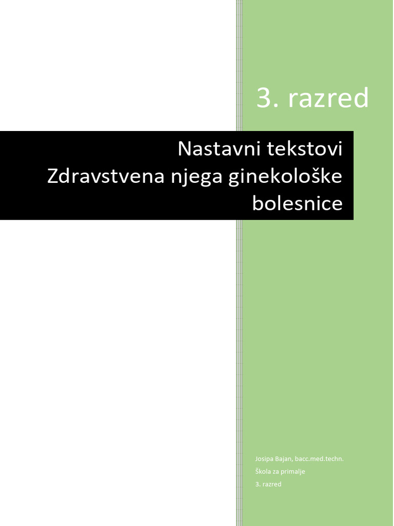 GNJ - Nastavni Tekstovi - 3. Razred | PDF