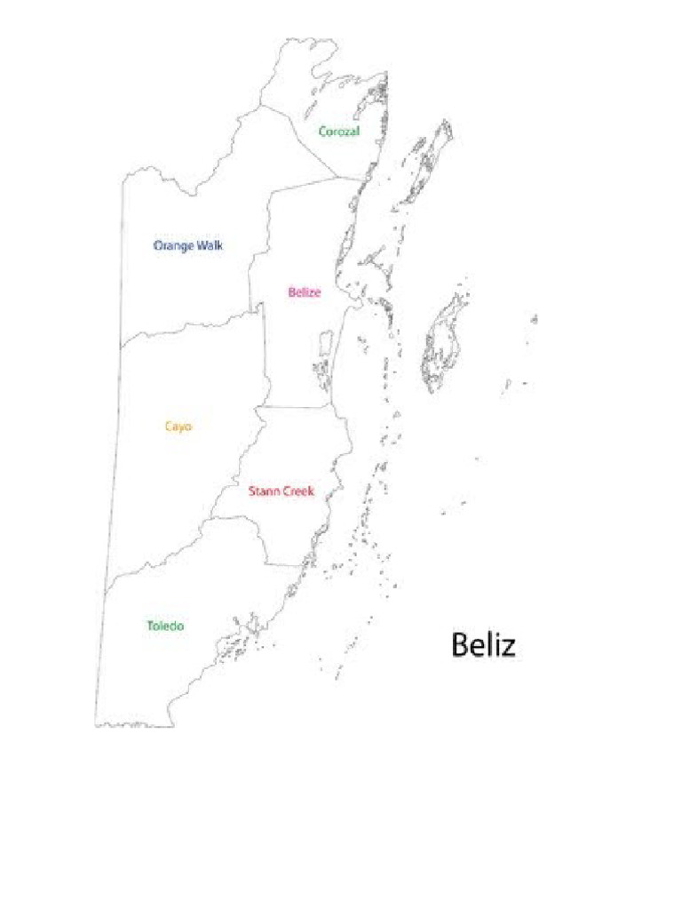 Mapa Belize | PDF