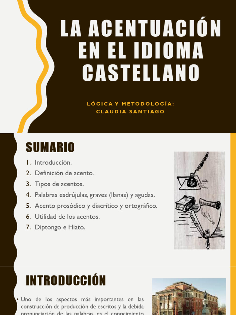 La Acentuación en El Idioma Castellano | PDF | Comunicación humana ...