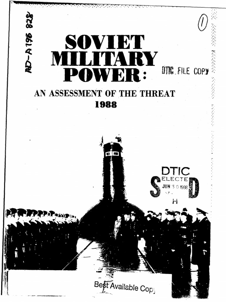 Soviet Military Power 1988 | PDF | Soviet Union | World Politics