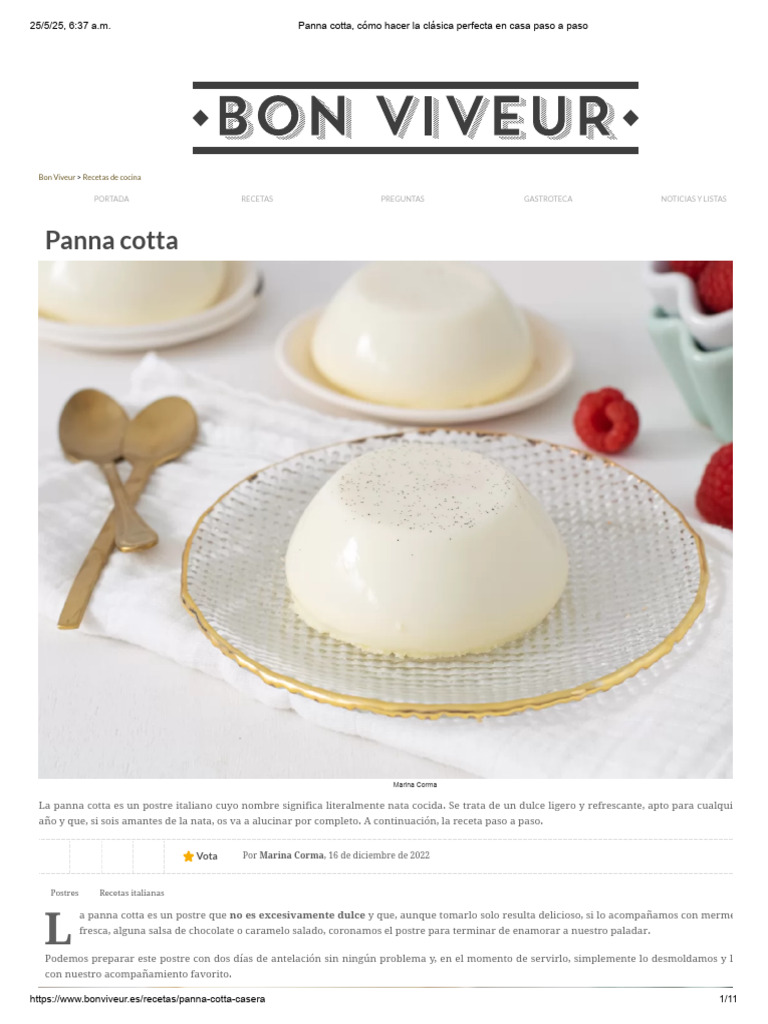 18 - Panna Cotta | PDF | Postres | Crema