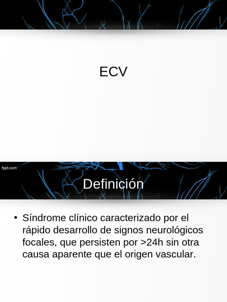Enfermedad Cerebro Vascular | PDF | Isquemia | Carrera