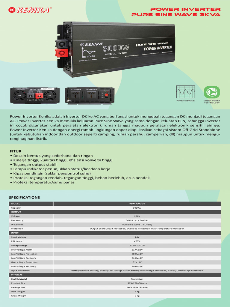 PSW 3000-24 | PDF