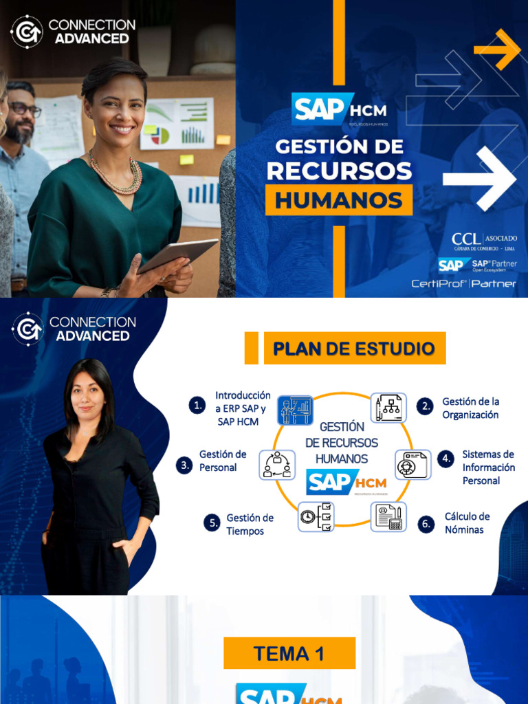 Tema 1-Hcm (Teoría), [Introducción a Erp Sap y Sap Hcm] | PDF | Planificación de recursos ...
