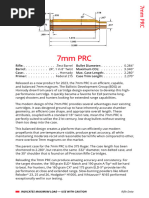 7mm-PRC Saami | PDF | Cartridge (Firearms) | Ammunition