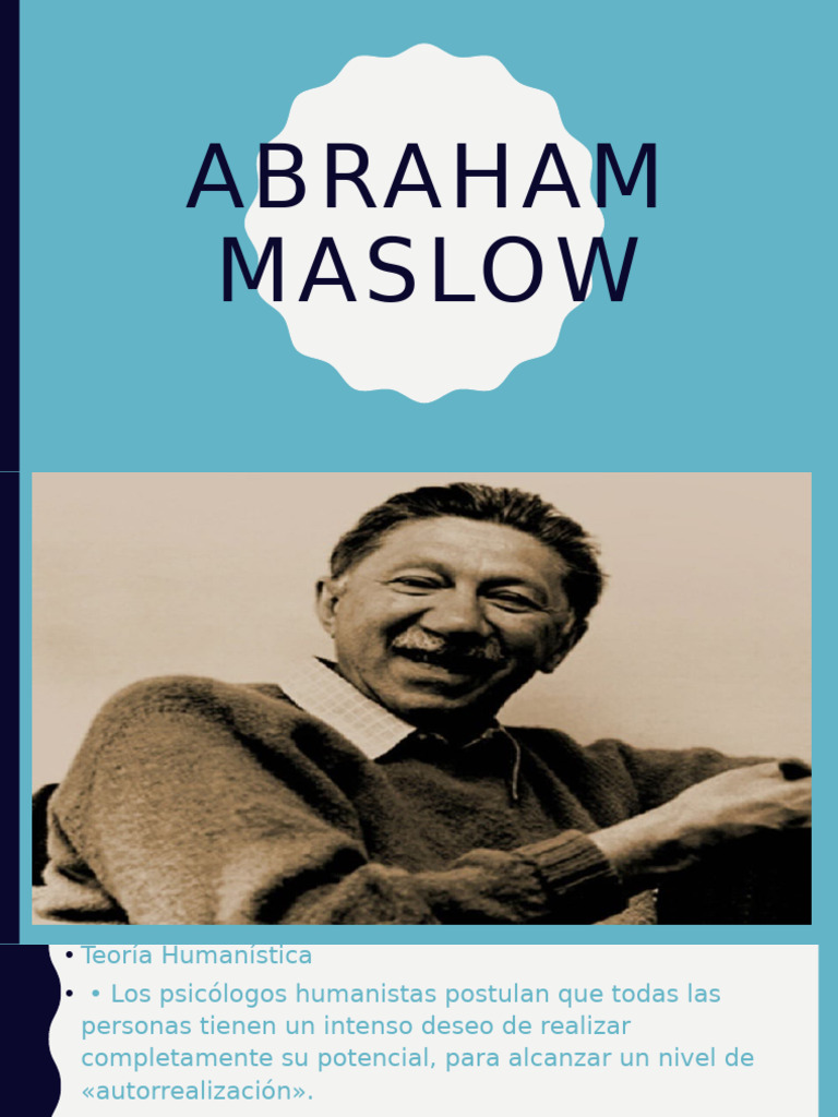Abraham Maslow | PDF