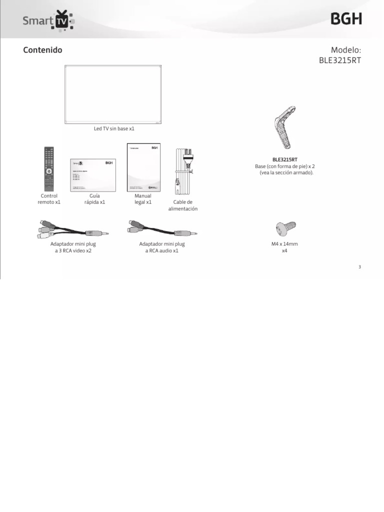 Manual BGH BLE3215RT (Español - 16 Páginas) | PDF