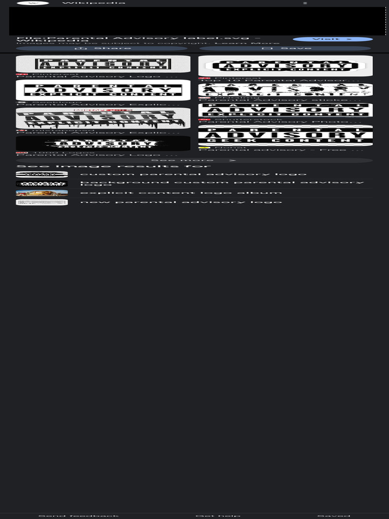 Parental Advisory Logo - Google Search | PDF