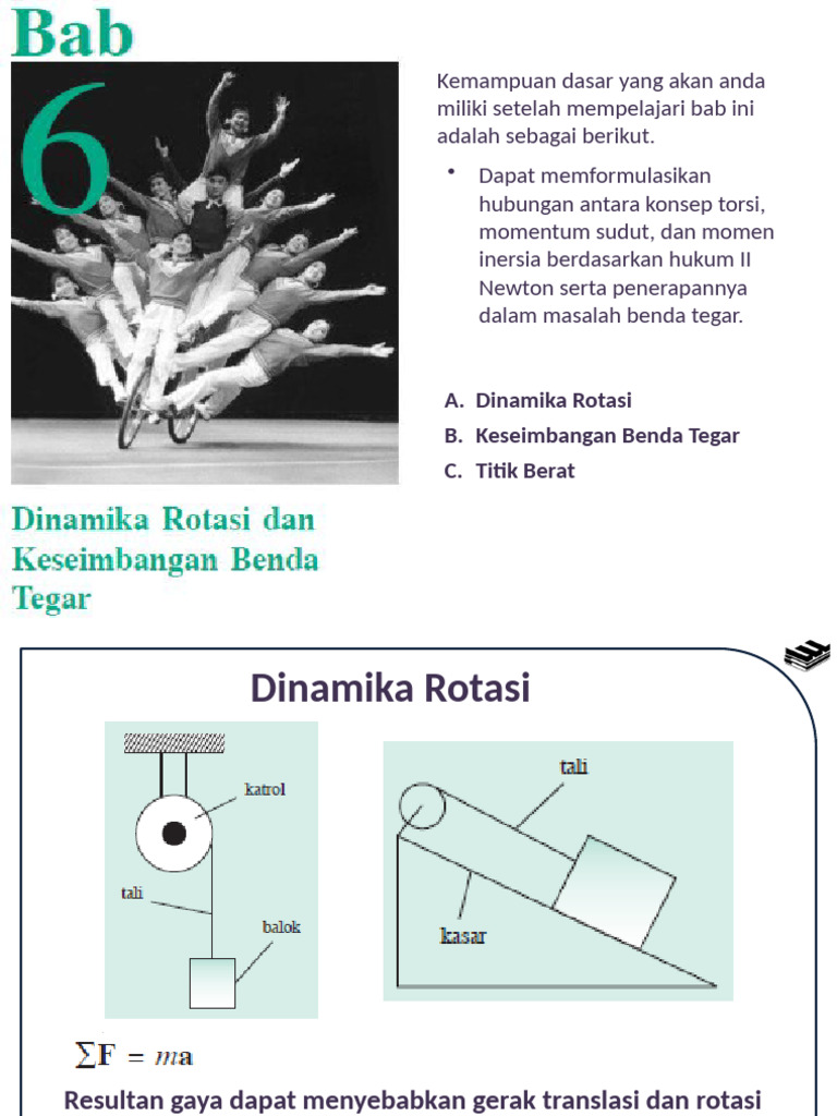 Dinamika Rotasi dan Keseimbangan Benda Tegar | PDF
