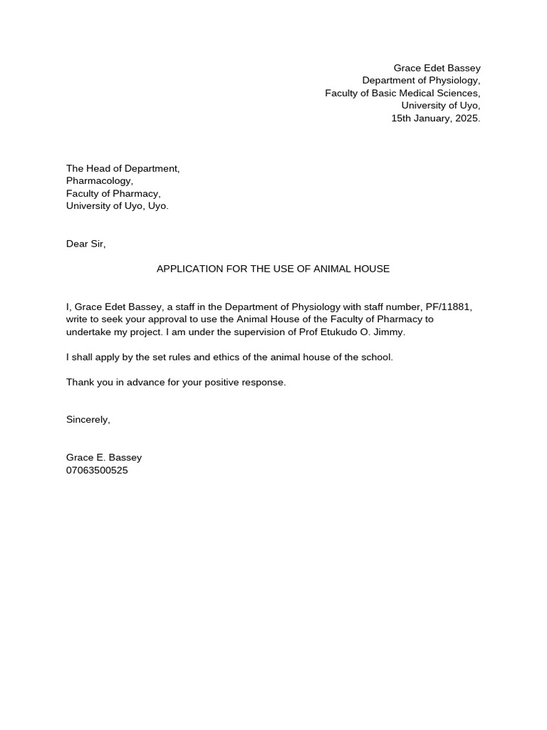 Animal House Application | PDF