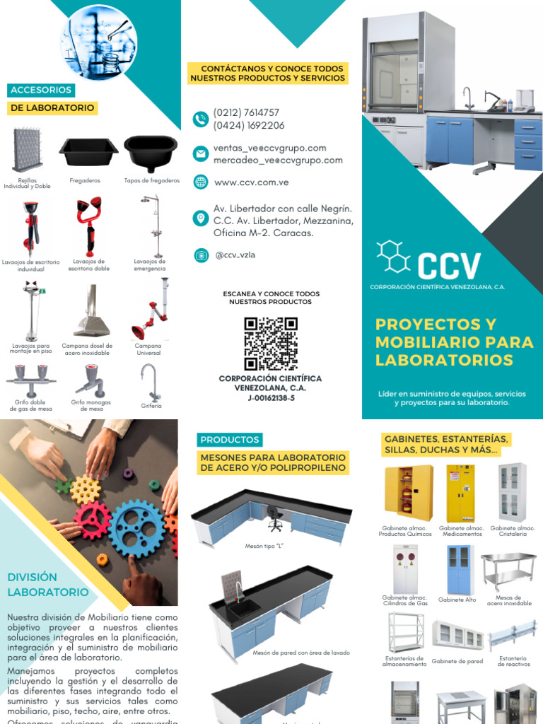 Tríptico Proyectos | PDF | Laboratorios