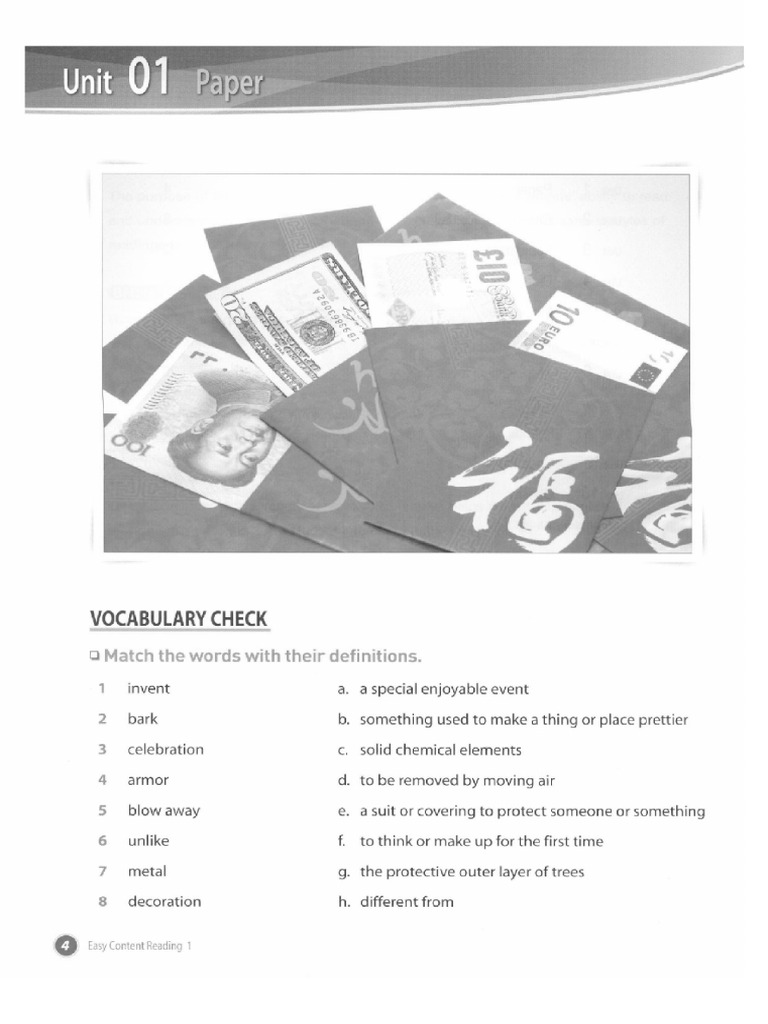 U1-2 - Easy Content Reading 1 BW | PDF