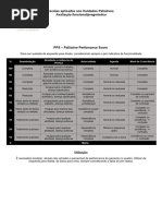 Palliative Performance Scale Pps Versão 2 | PDF | Coma | Tempo