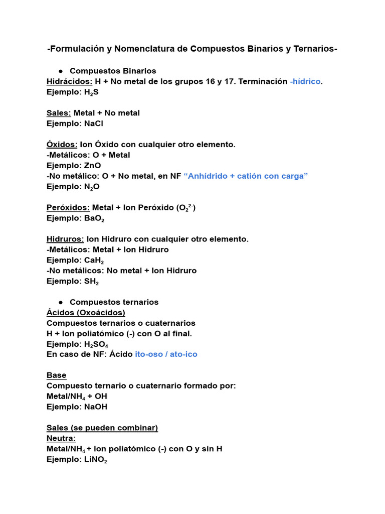 Quimica - Conceptos | PDF | Compuestos químicos | Mole (Unidad)