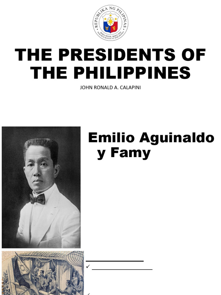 Presidents of the Philippines Overview | PDF | Corazon Aquino | Rodrigo ...
