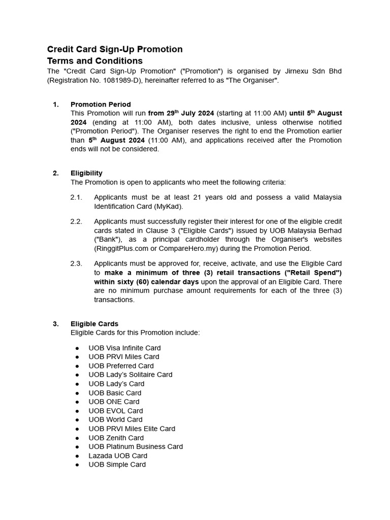 Uob 1722218007393 - 743459428 | PDF | Credit Card | Business