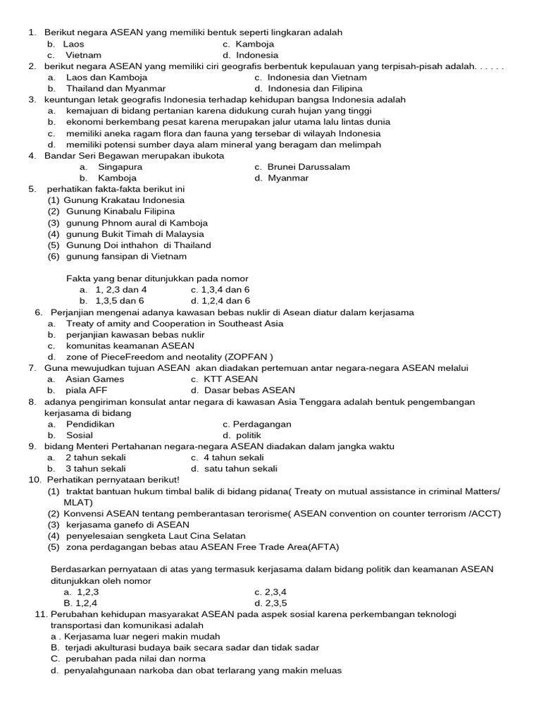 Soal PAS IPS Ganjil 2024 Lando | PDF