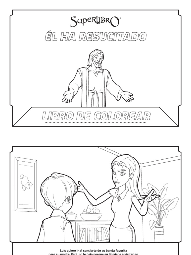 Libro de Colorear El Ha Resucitado | PDF
