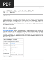 PSI Syllabus | PDF
