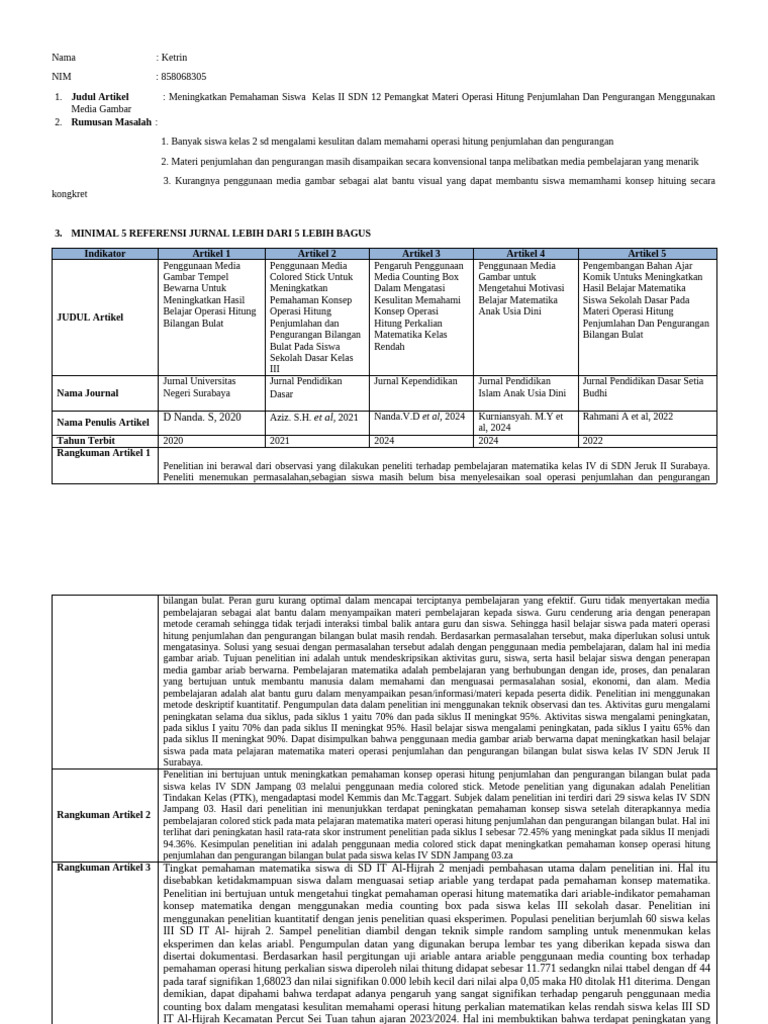 Format Tugas 1 | PDF