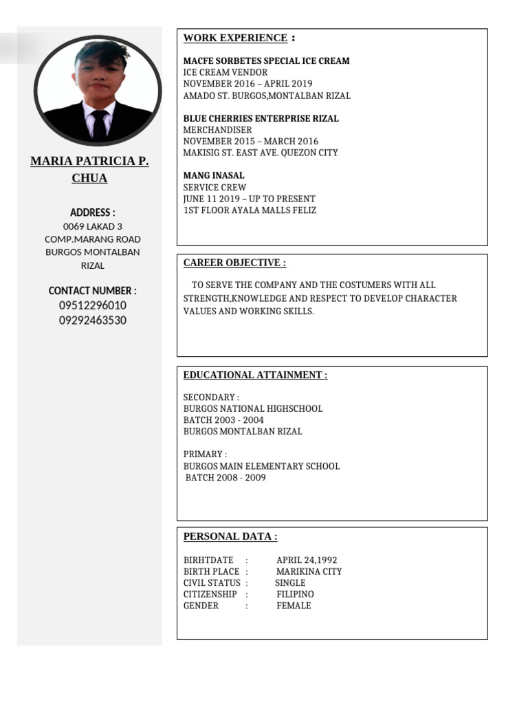 Patricia P.chua | PDF