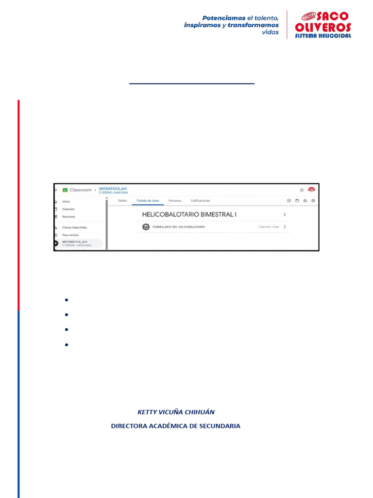 Comunicado #014 PPFF - 2025 - Helicobalotarios | PDF