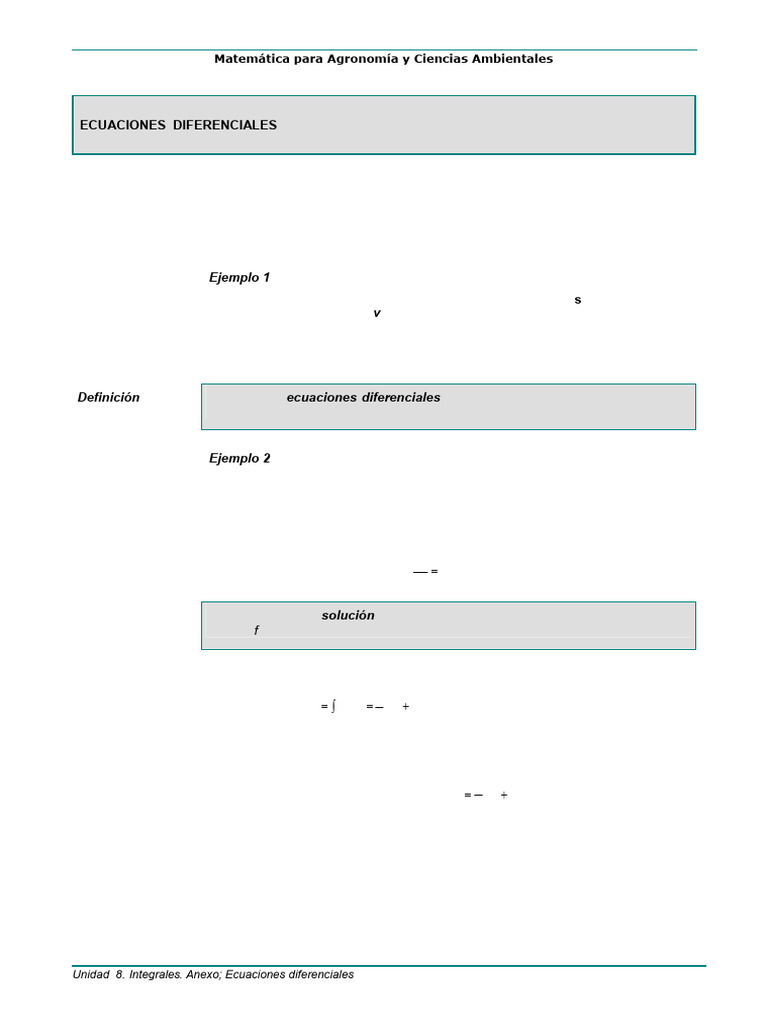Introducción A Las Ecuaciones Diferenciales | PDF | Ecuaciones | Ecuaciones diferenciales