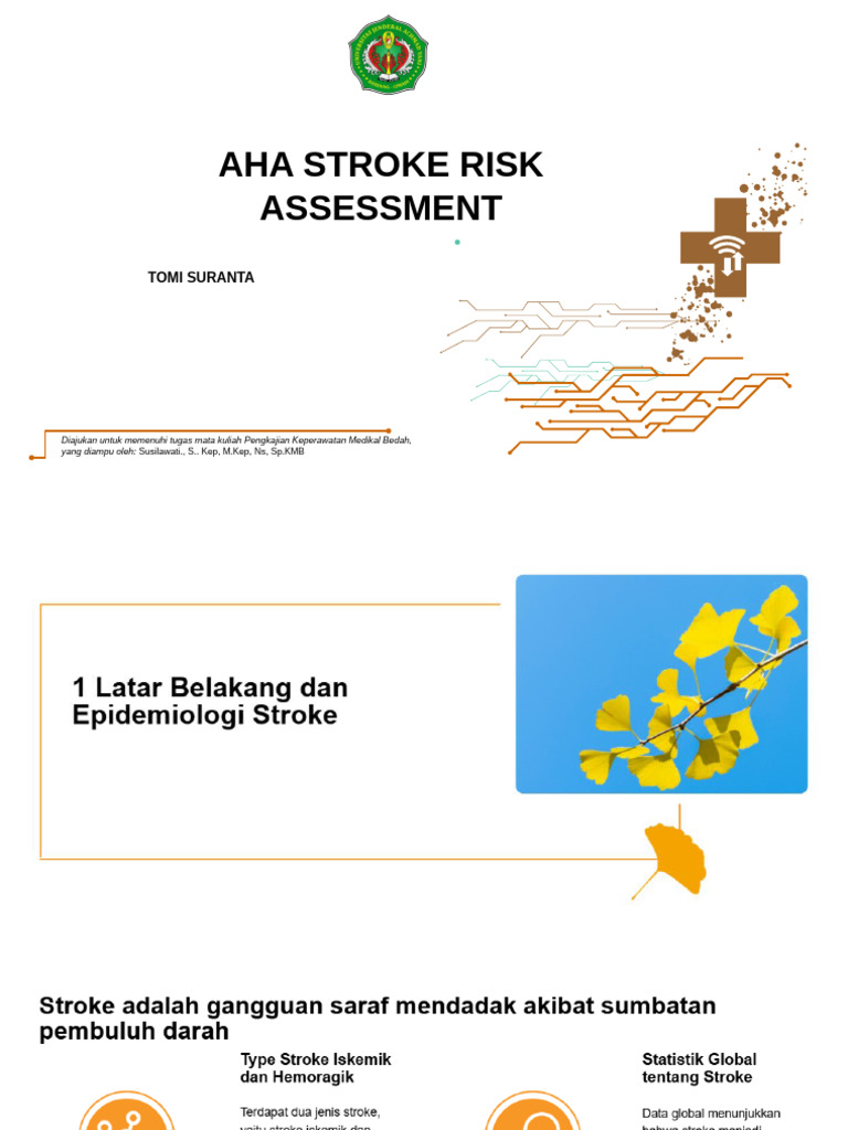 Aha Stroke Risk Assessment | PDF