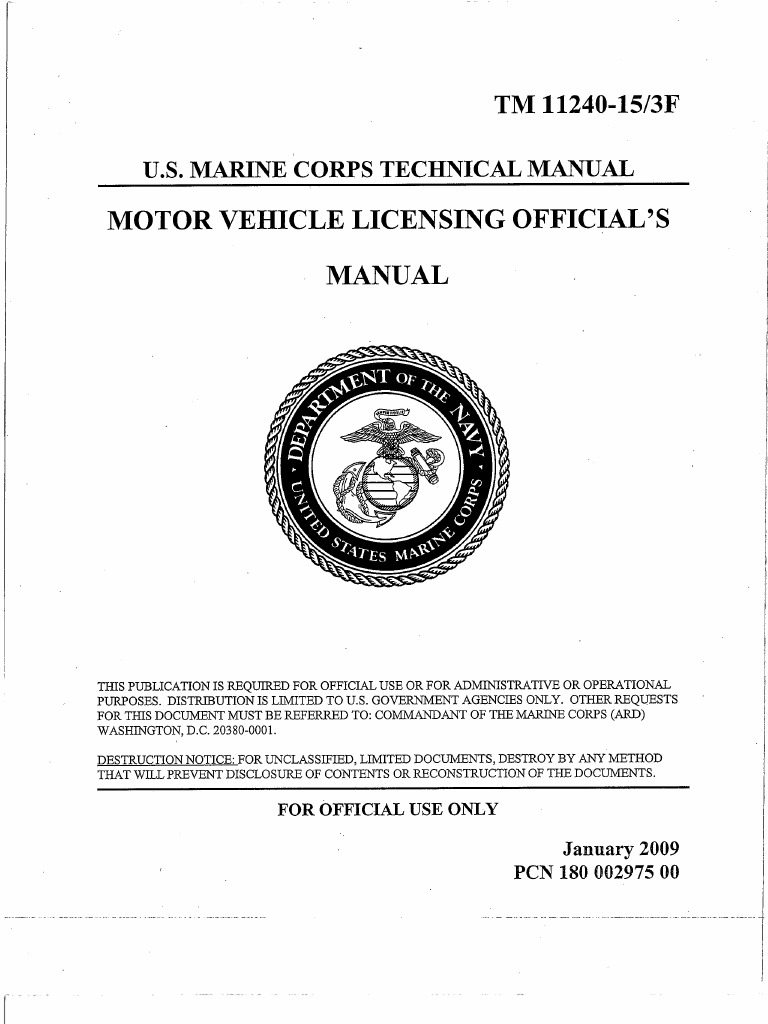 TM 11240-15 - 3F | PDF | Visual Acuity | Driver's License