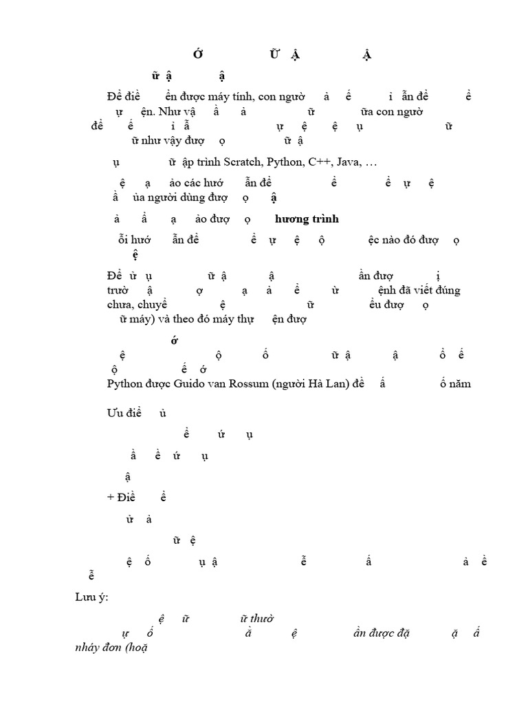 Bai 1 Pytho | PDF