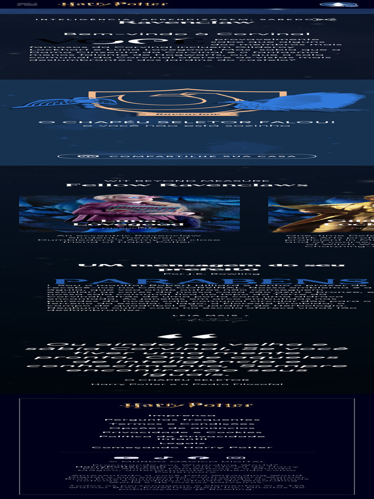 Harry Potter Your Profile Ravenclaw | PDF | Harry Potter