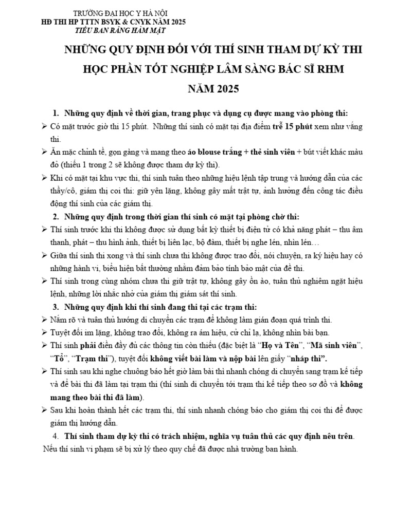 N I Quy Thi OSCE 2025 | PDF