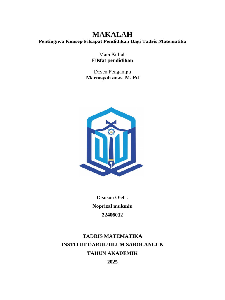 Makalah 01 Nop | PDF