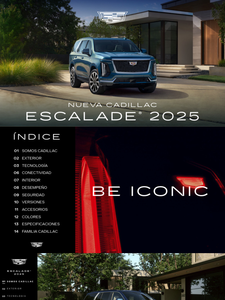 Cadillac Escalade 2025: Innovación y Lujo | PDF | Tracción en las ...