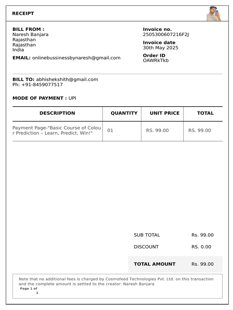 Invoice 2505300607216F2J | PDF