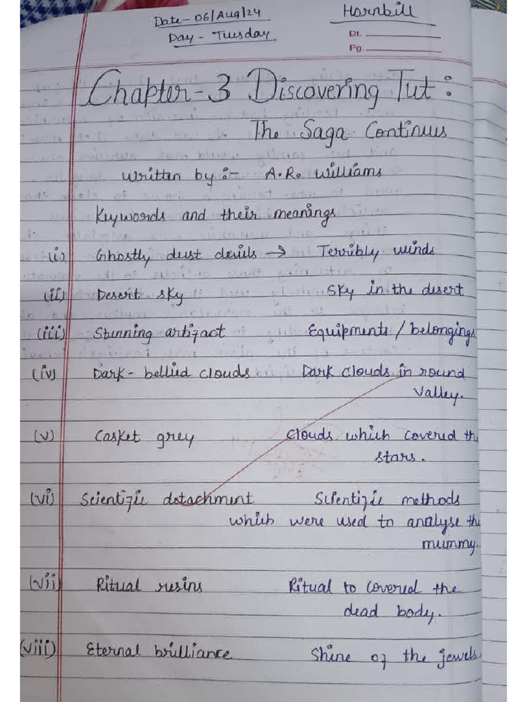 English Class Work | PDF