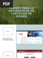 Guía - Certificados de Origen | PDF