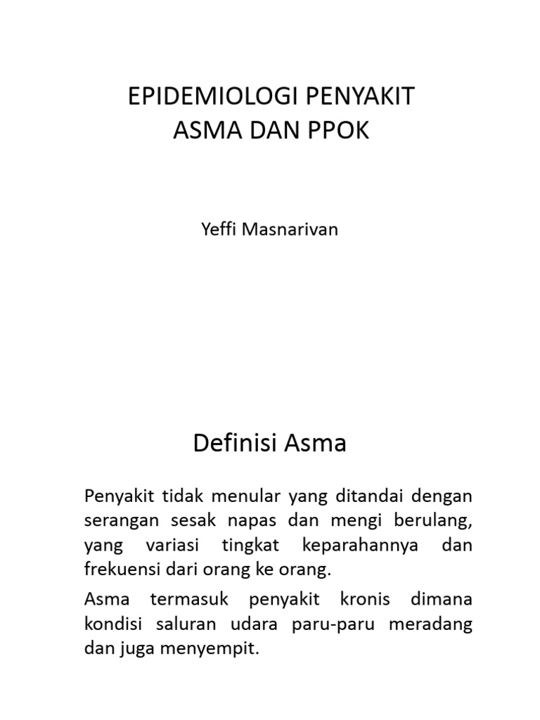 6. Asma dan PPOK | PDF
